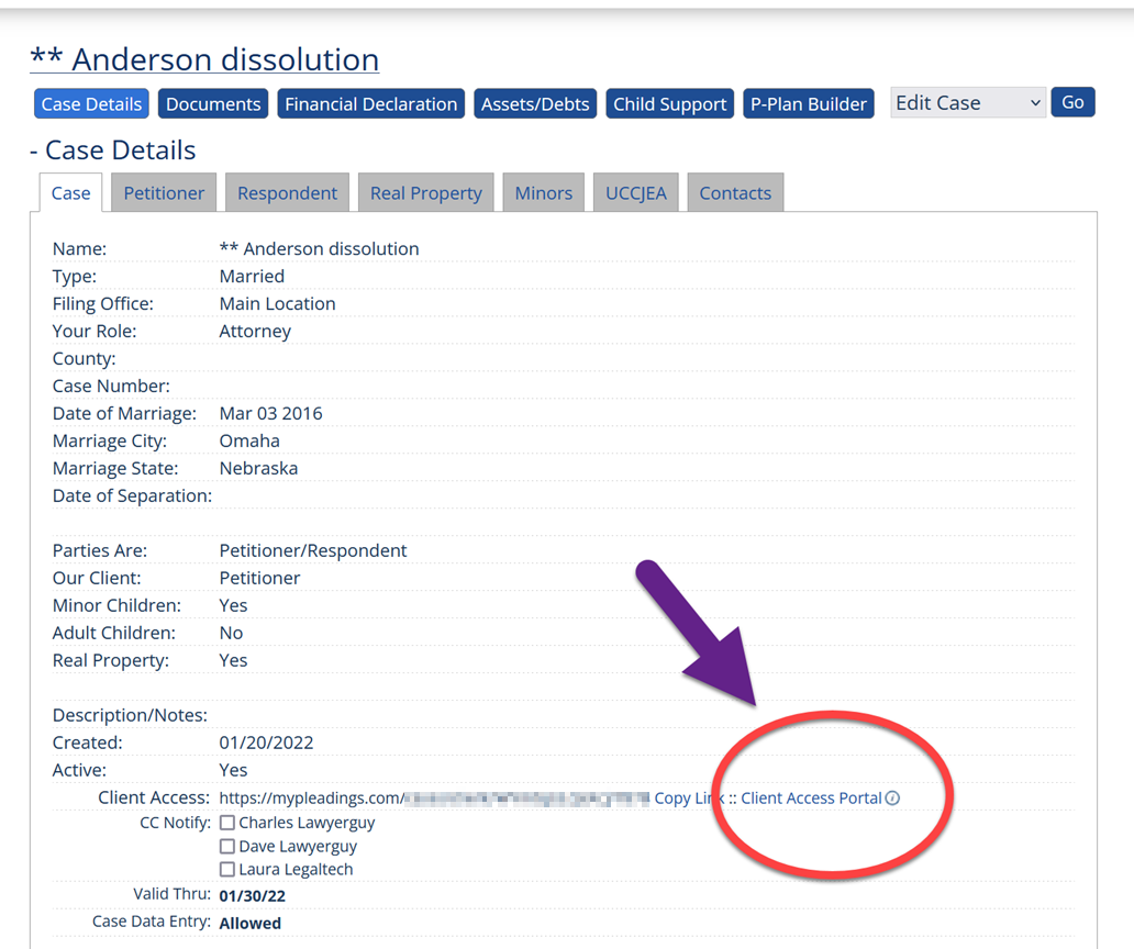 Sharing Documents With Clients FAQ :: MyPleadings